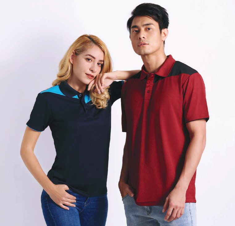 QD61- Quick Dry 2 Tone Drifit Polo (Unisex) - T-Shirt Guys